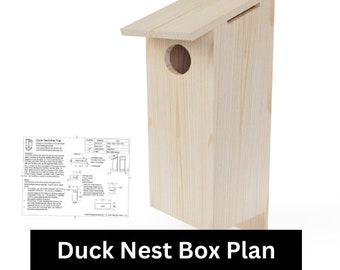 Bird Nest Box Plan Bluebird House Plan DIY - Etsy