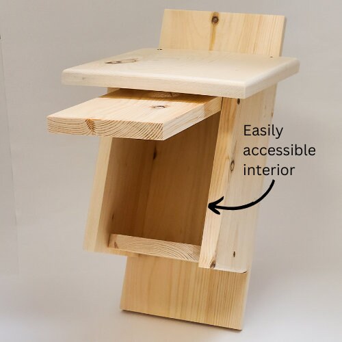 Bird Nest Box | Chickadee/nuthatch/wren Nest Box | Bird Nesting House ...