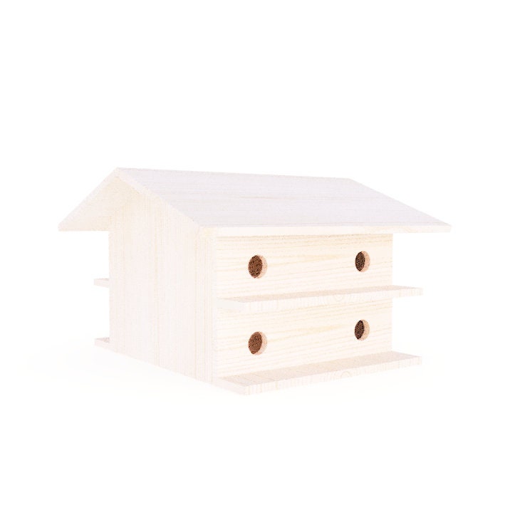 Purple Martin Nesting Box Plan | DIY Eight-chamber Colony (PDF Pattern ...