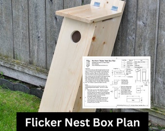 Bird Nest Box Plan Purple Martin Nest Colony Box DIY Eight-chamber ...