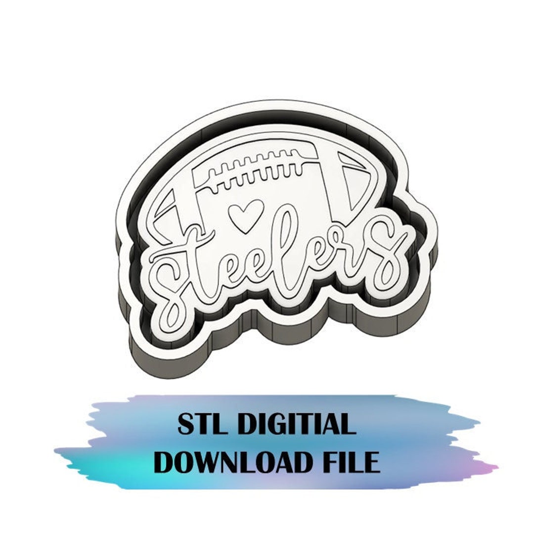 Steelers Football Mold Housing STL File - Etsy