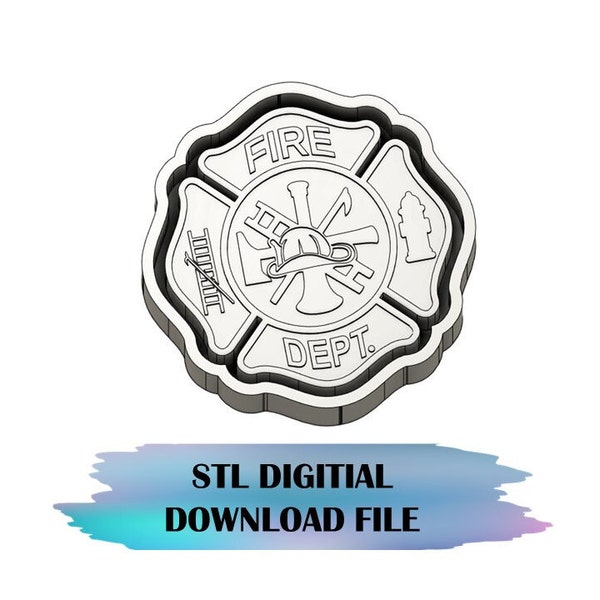 Fire Department Stl File - Etsy
