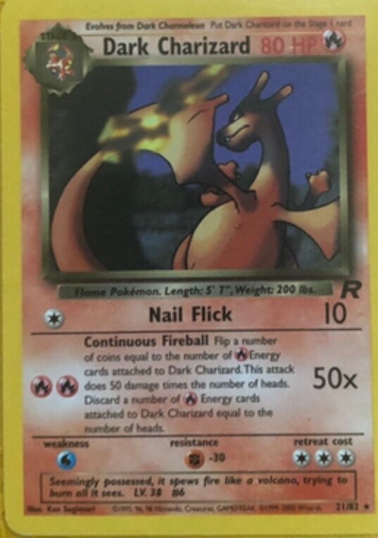 Dark Charizard Pokemon