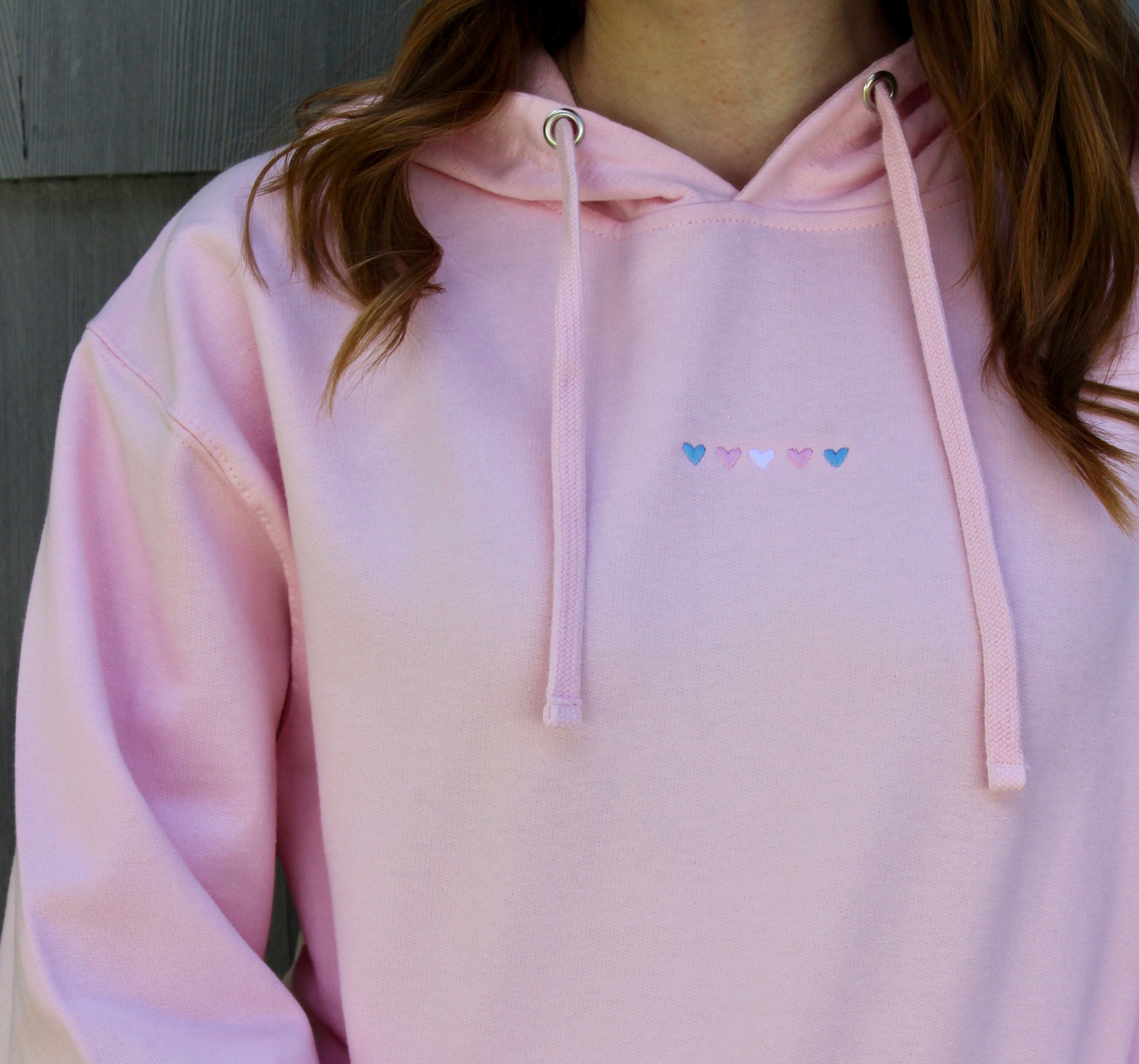 Subtle Transgender Pride Clothes Trans Hoodie Transgender - Etsy