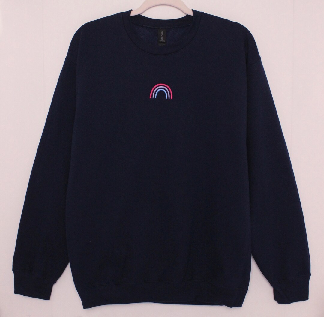 Bi Flag Rainbow Crewneck | Bisexual Pride Clothes | Comfy Pride Clothes ...
