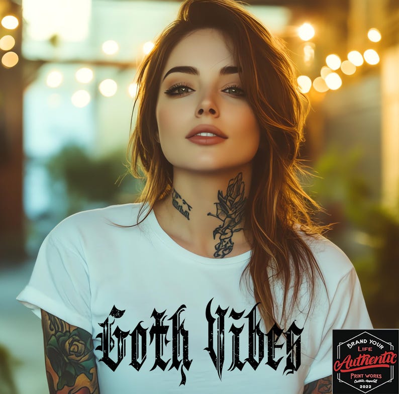 Goth Vibes Png, 300 Dpi - Etsy