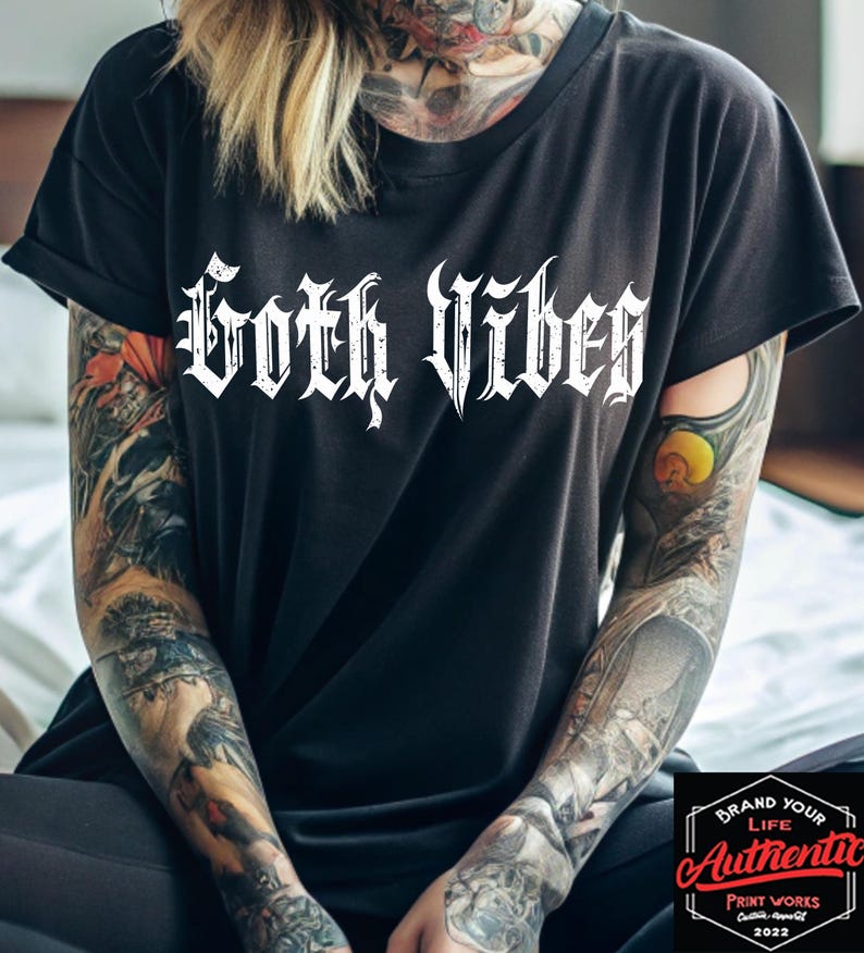 Goth Vibes Png, 300 Dpi - Etsy