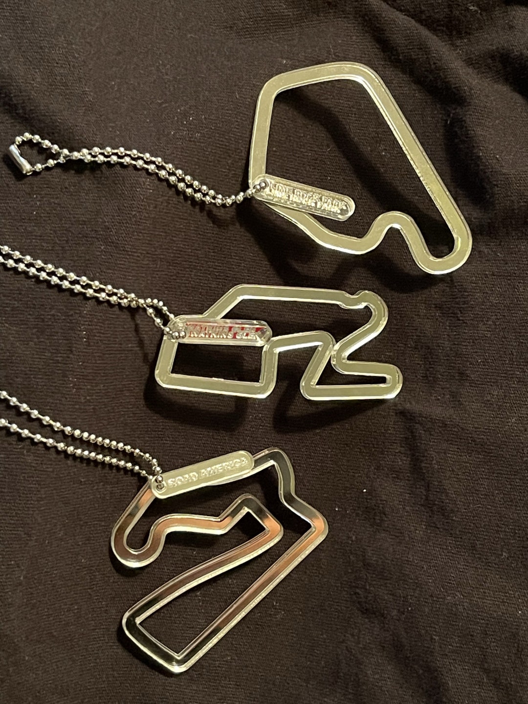 Race Tracks of North & South America Laser Cut Race Track Ornaments - Etsy