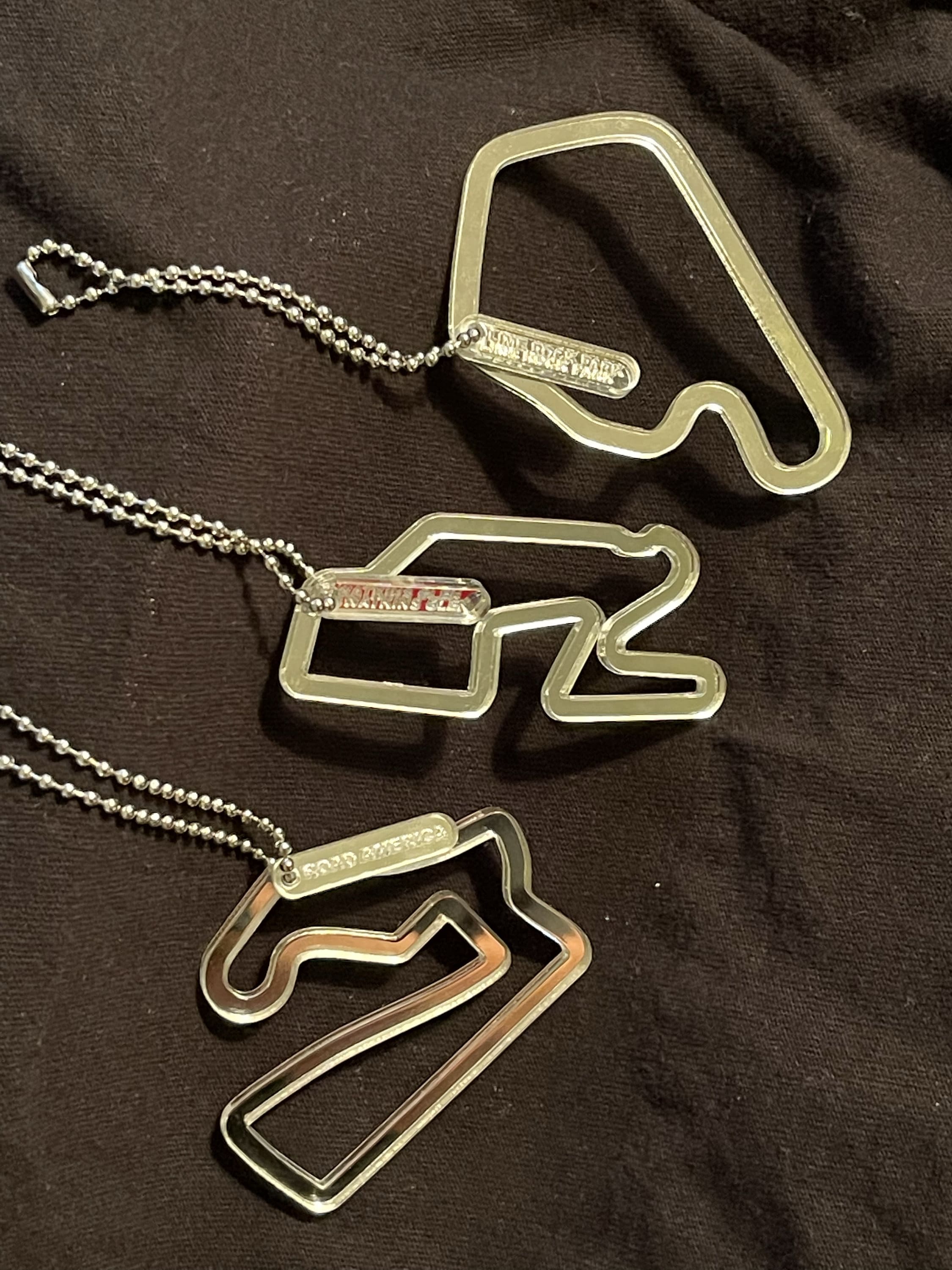 Race Tracks of North & South America Laser Cut Race Track Ornaments - Etsy