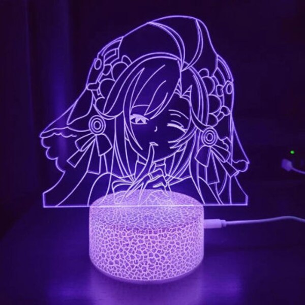 Acrylic Lamp Anime - Etsy