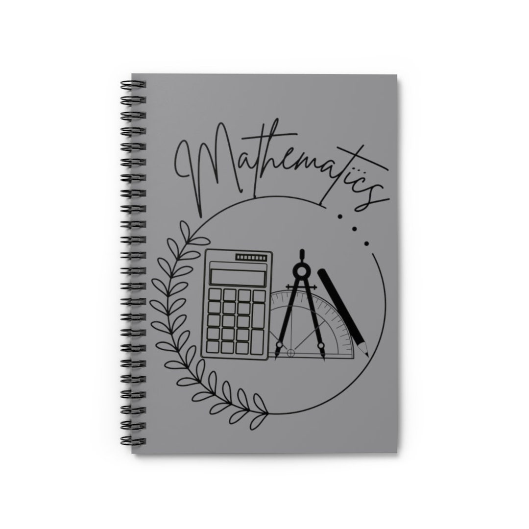 Buy Mathematics Notebook, School Notebook, Math, Back to School ...