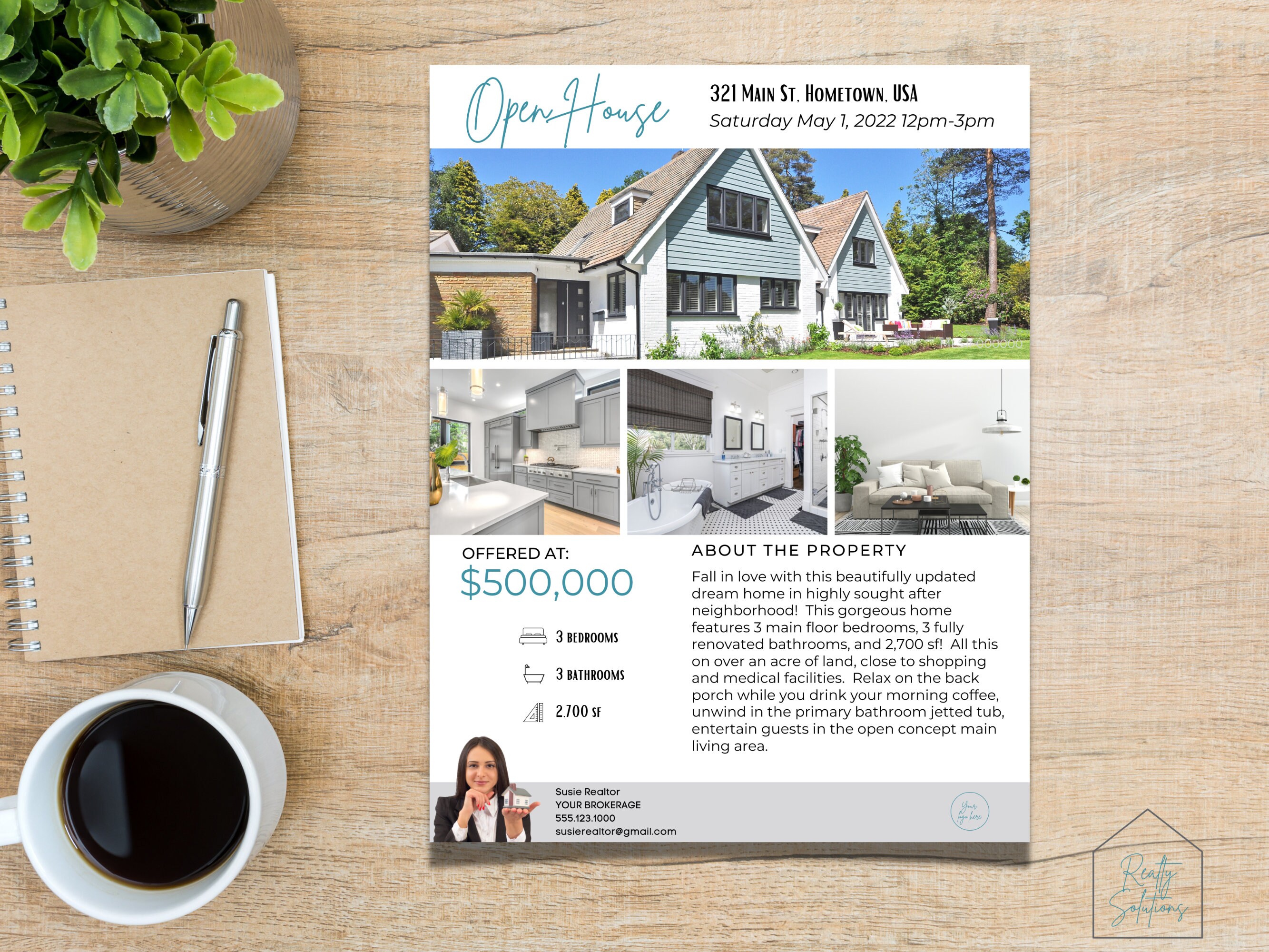 Open House Bundle Templates for Real Estate Agents - Etsy