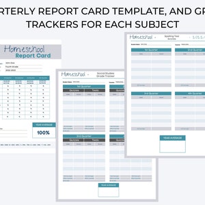 Customizable Homeschool Portfolio Logs and Records - Etsy