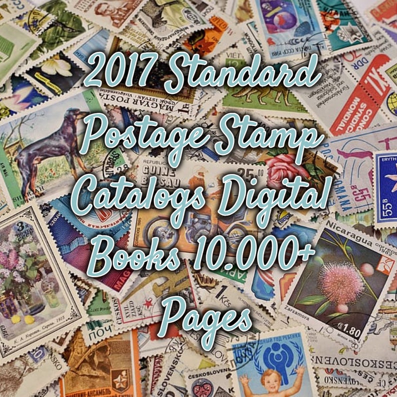2017 Standard Postage Stamp Catalogs Digital Books 10.000+ Pages - Etsy