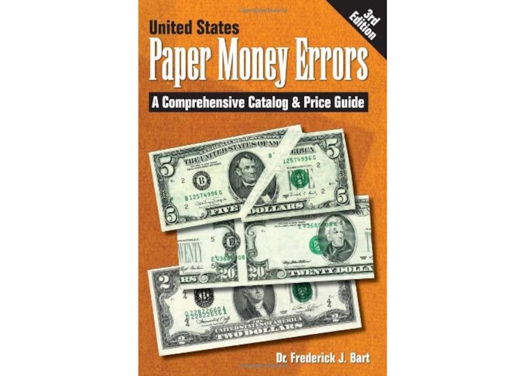 United States Paper Money Errors Catalog 3rd Edition Digital Book - Etsy