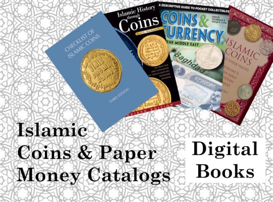 Islamic Coins & Paper Money Catalogs 7PCS From Ancient Colorful Digital ...