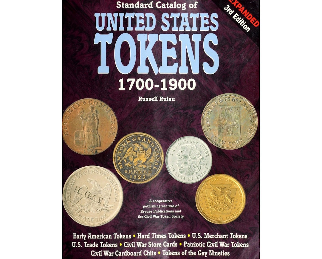 Standard Catalog of United States Tokens 1700-1900 Digital Book - Etsy