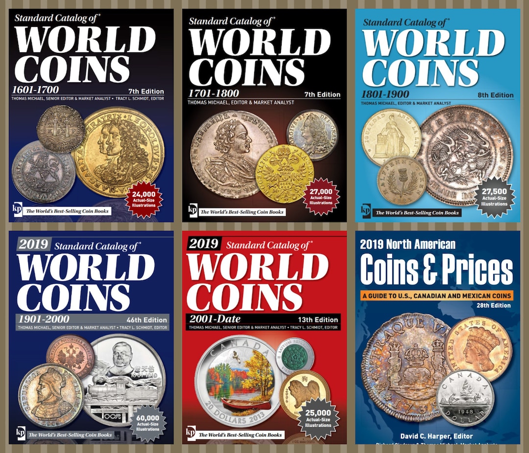 NEW Standard World Coins Catalogs 1601-2019 9000+ Pages Digital Books ...
