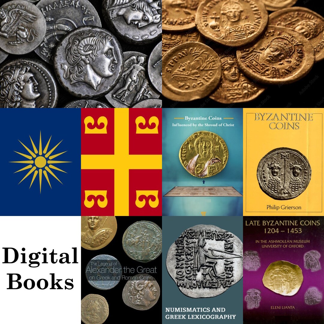 18PCS Ancient Greece, Macedonia & Byzantine Coins Catalogs Digital ...