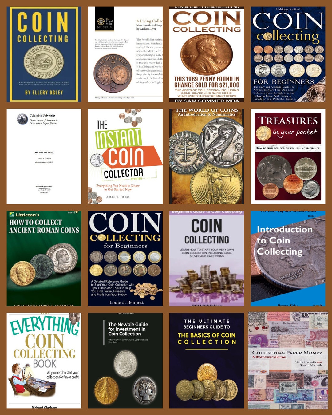 Book Pack Collection for Beginner Coin & Banknotes Collectors 17PCS ...