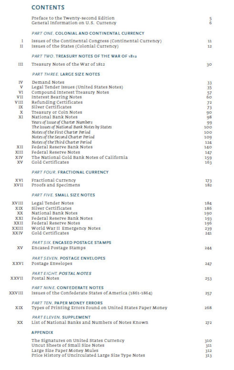 Paper Money of the United States 22nd Edition - From Colonial to 2021 ...