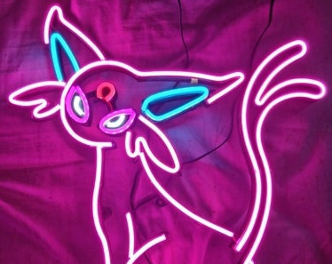 Pokemon Espeon Neon LED Sign - Etsy