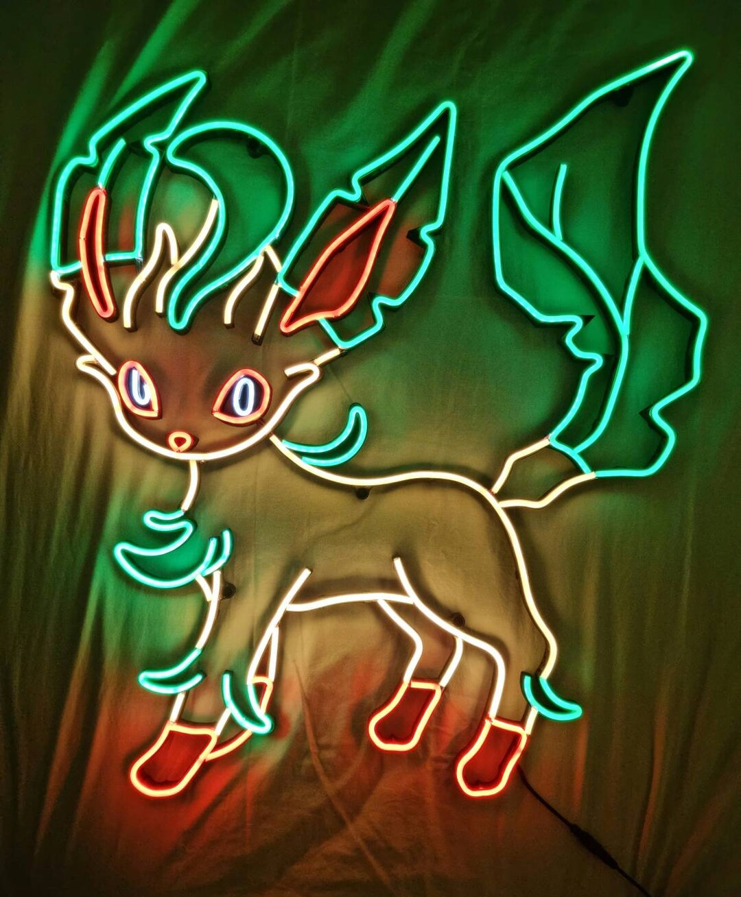 Pokemon Leafeon Neon LED Sign - Etsy
