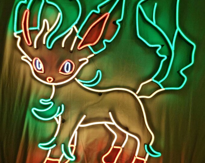 Pokemon Leafeon Neon LED Sign - Etsy