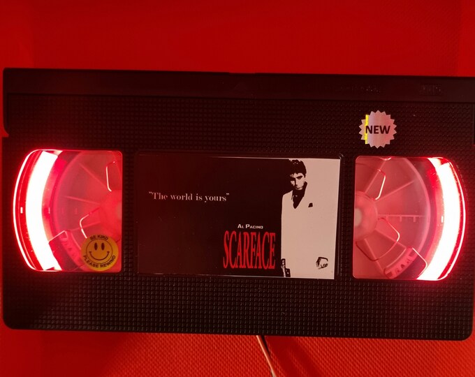 Scarface Movie VHS Neon LED Lamp - Etsy