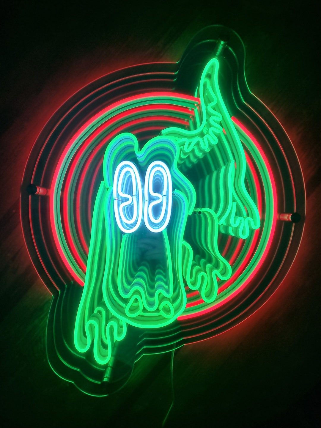 King Gizzard and the Lizard Wizard Gator Drip Neon LED Infinity Mirror ...