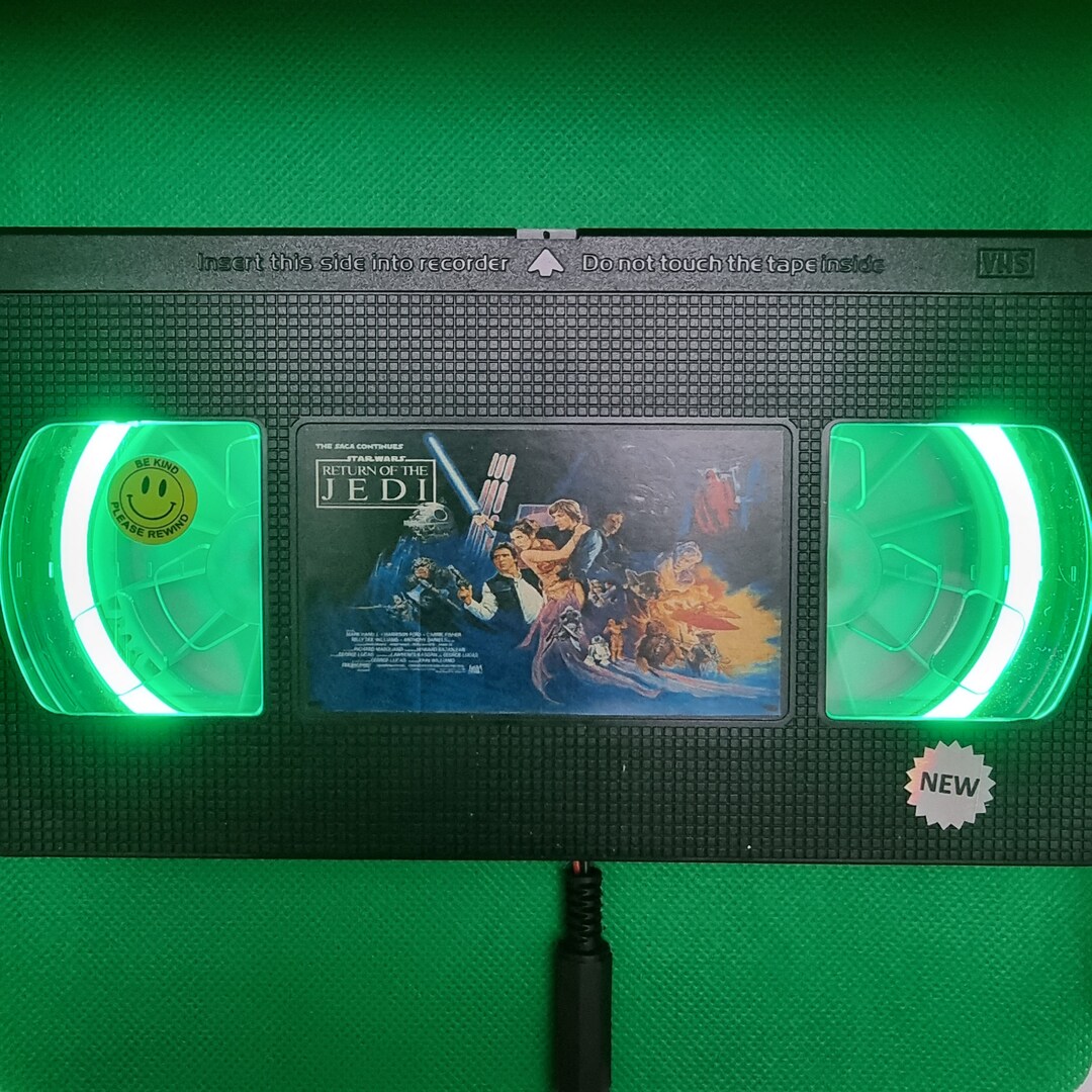 Star Wars Return of the Jedi Movie VHS Neon LED Lamp - Etsy