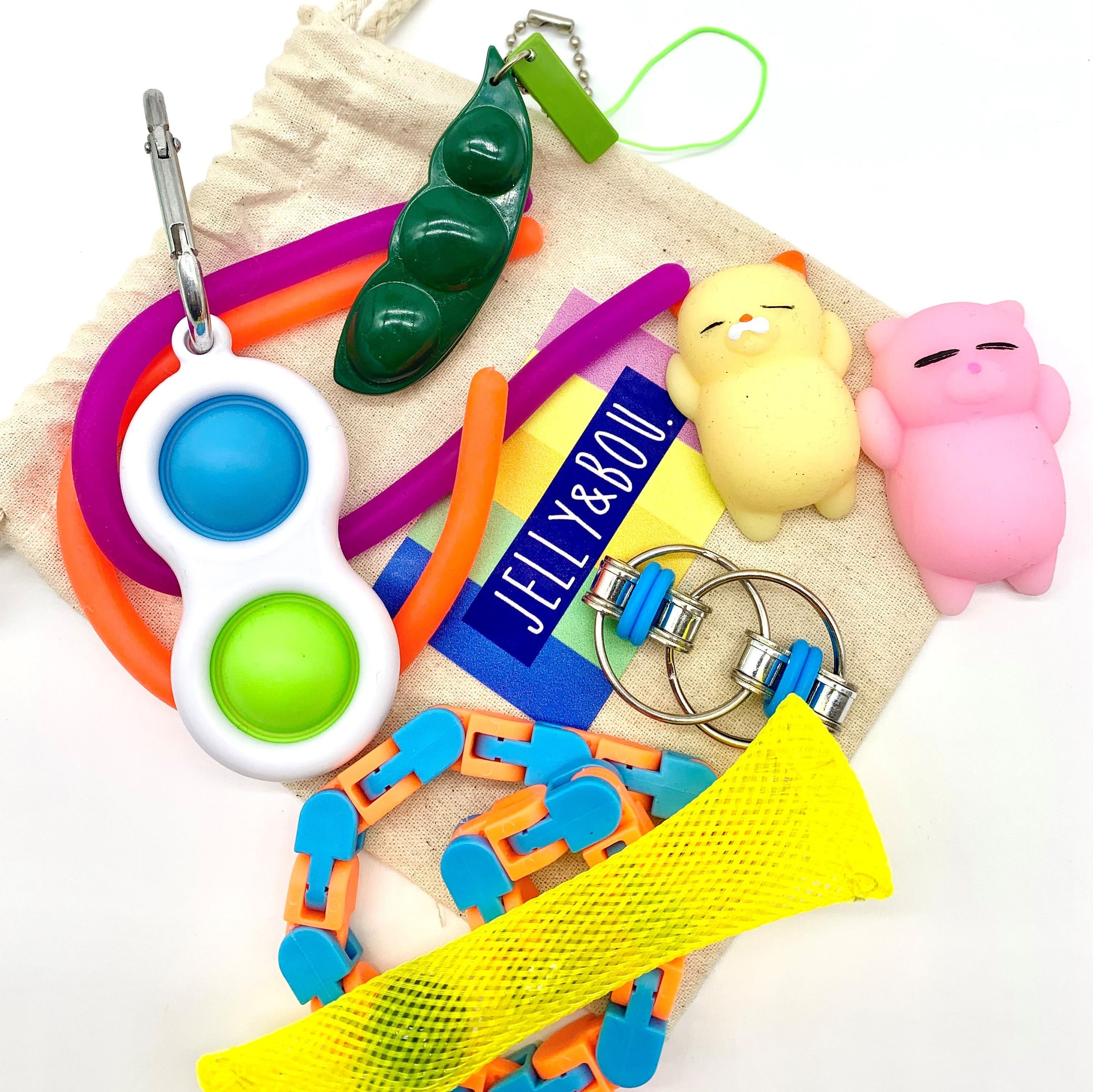 Jelly & Bou 9 Piece Fidget Kit - Etsy
