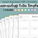Pharmacology Note Taking Template, Nursing Notes, NCLEX, Instant ...
