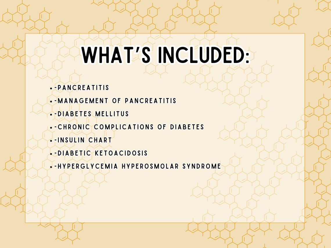 Pancreatic Nursing Bundle Notes, NCLEX Notes, Med Surg Notes - Etsy