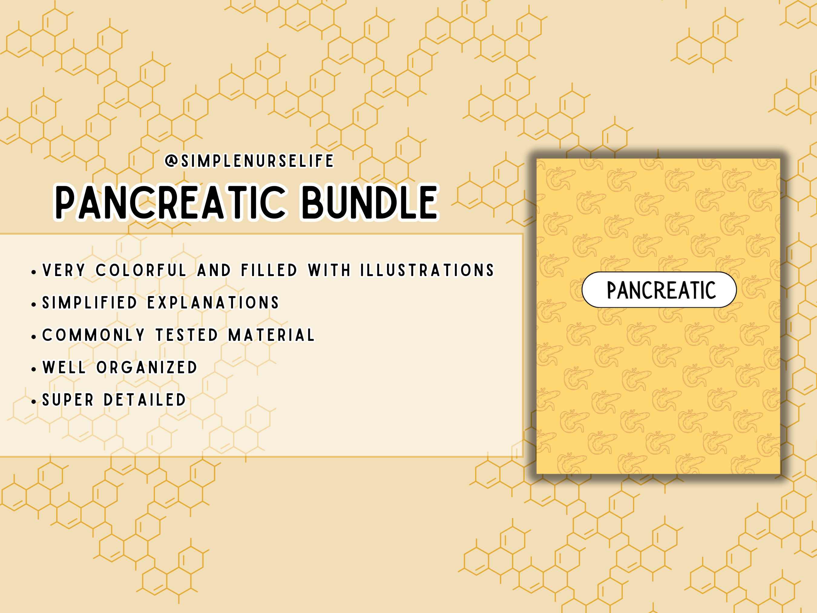 Pancreatic Nursing Bundle Notes, NCLEX Notes, Med Surg Notes - Etsy