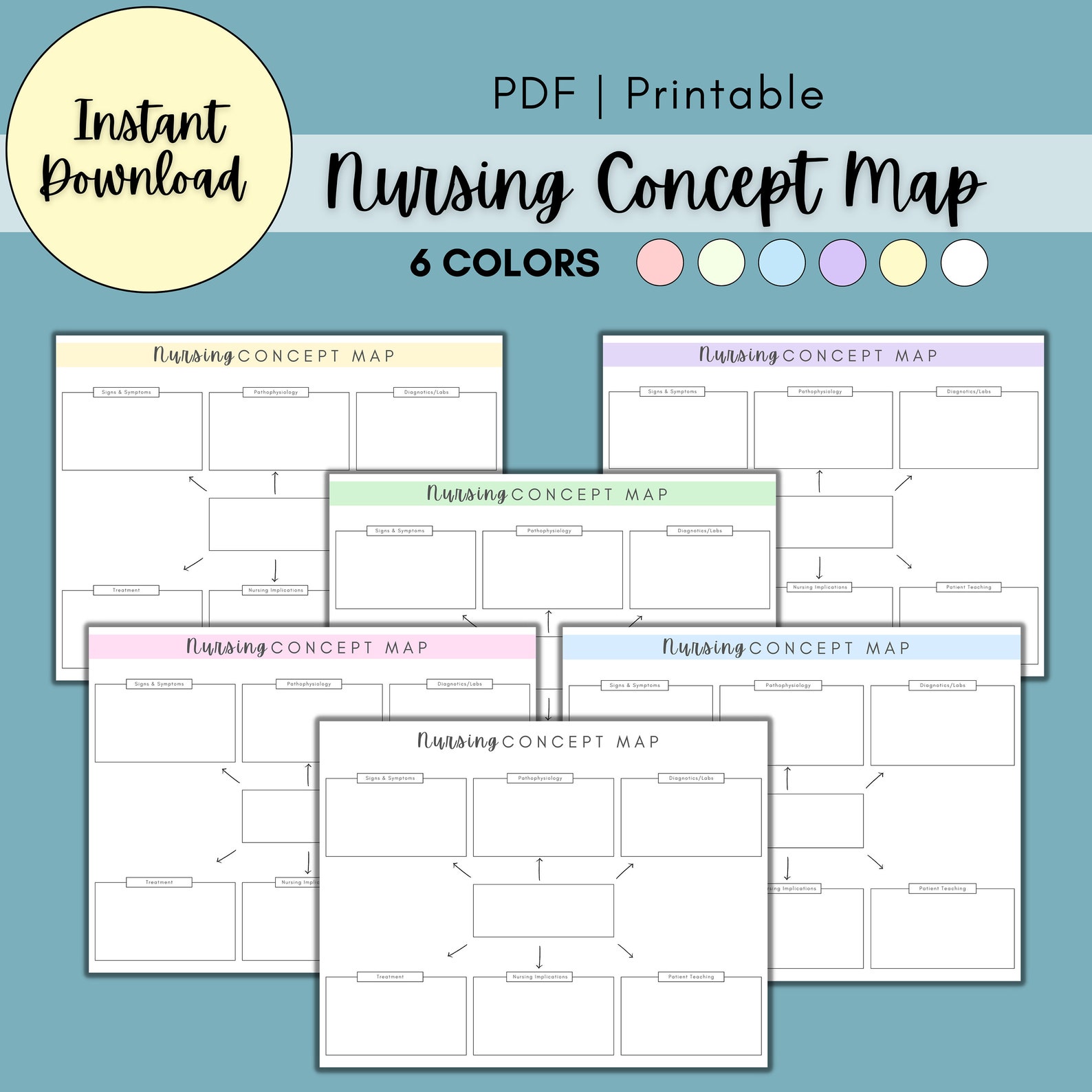 Nurse Note Taking Bundle, Nursing School Notes, Nursing Student, NCLEX ...