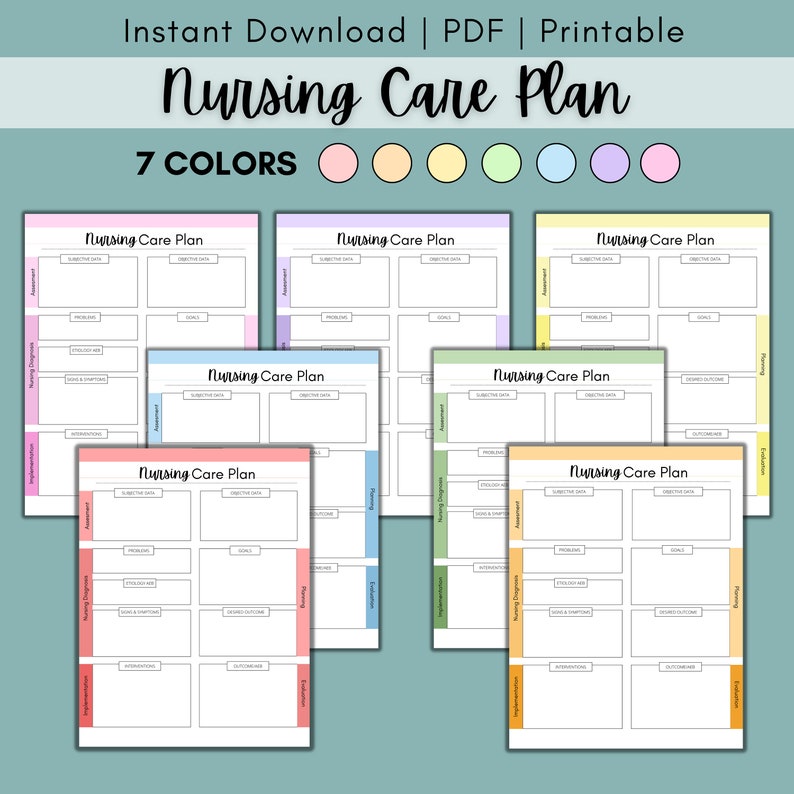 Nursing Care Plan, Care Plan, NCLEX, Nursing Template, Nursing Study ...