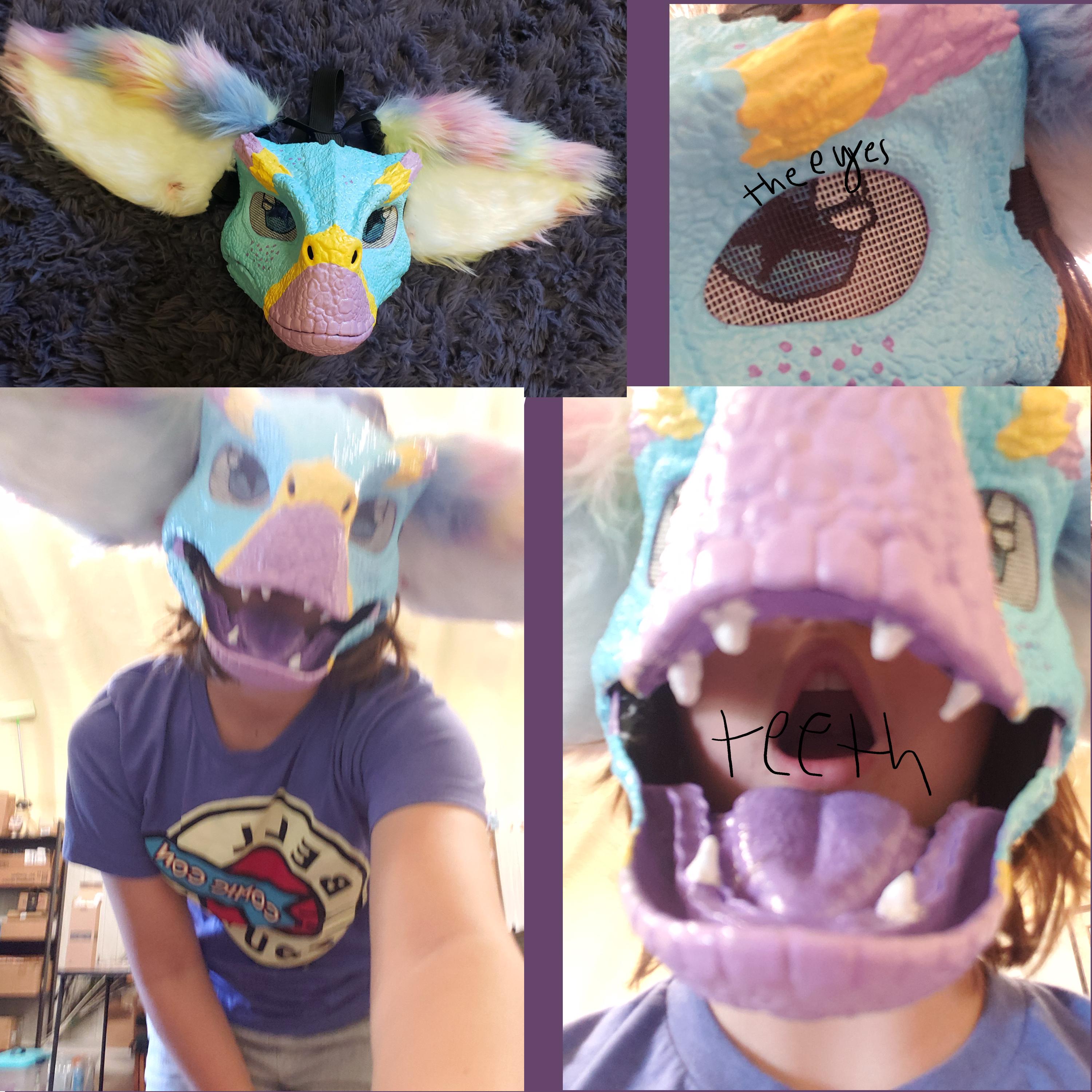 Premade Semi-furred Dinomask Fursuit - Etsy