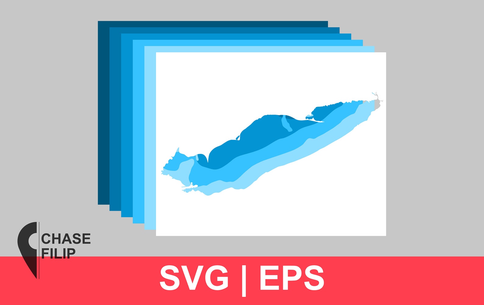 Map of Lake Erie | Detailed Map of Lake Erie | Lake Erie Layered ...