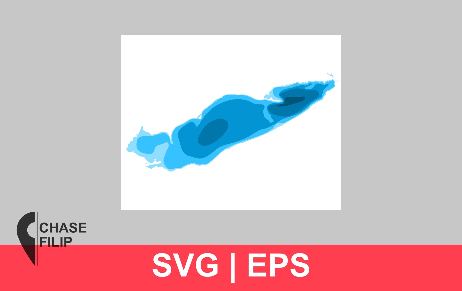 Map of Lake Erie | Detailed Map of Lake Erie | Lake Erie Layered ...