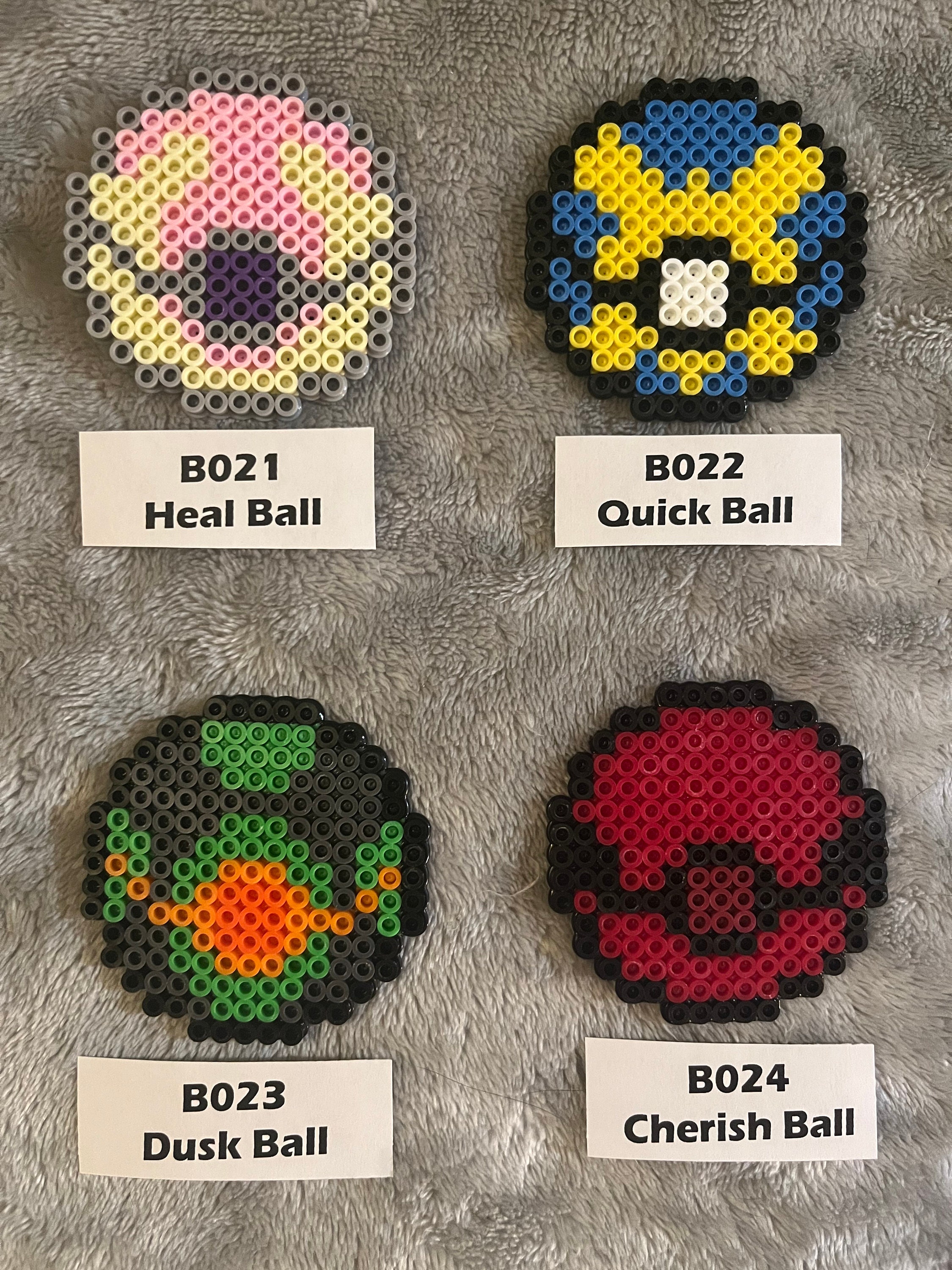 Perler Pokeballs - Choose From 27 Variations - Etsy