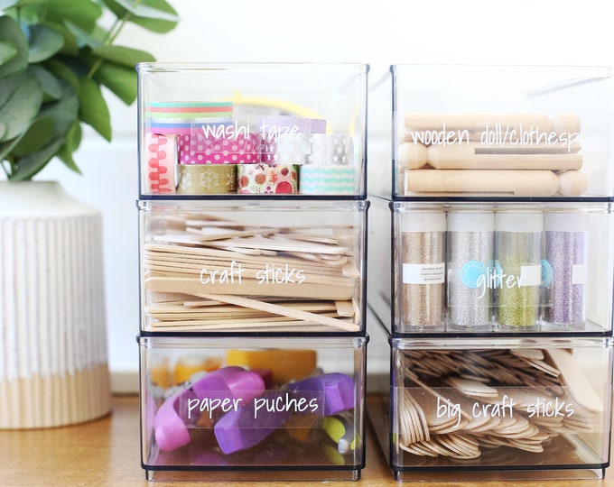 The Home Edit | Customise Your Own Labels | the Container Store ...