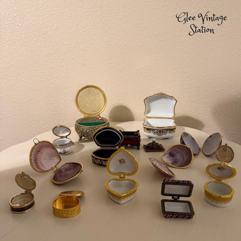 Vintage Box Collection, Including Ring Boxes, and Jewelry Boxes - Etsy