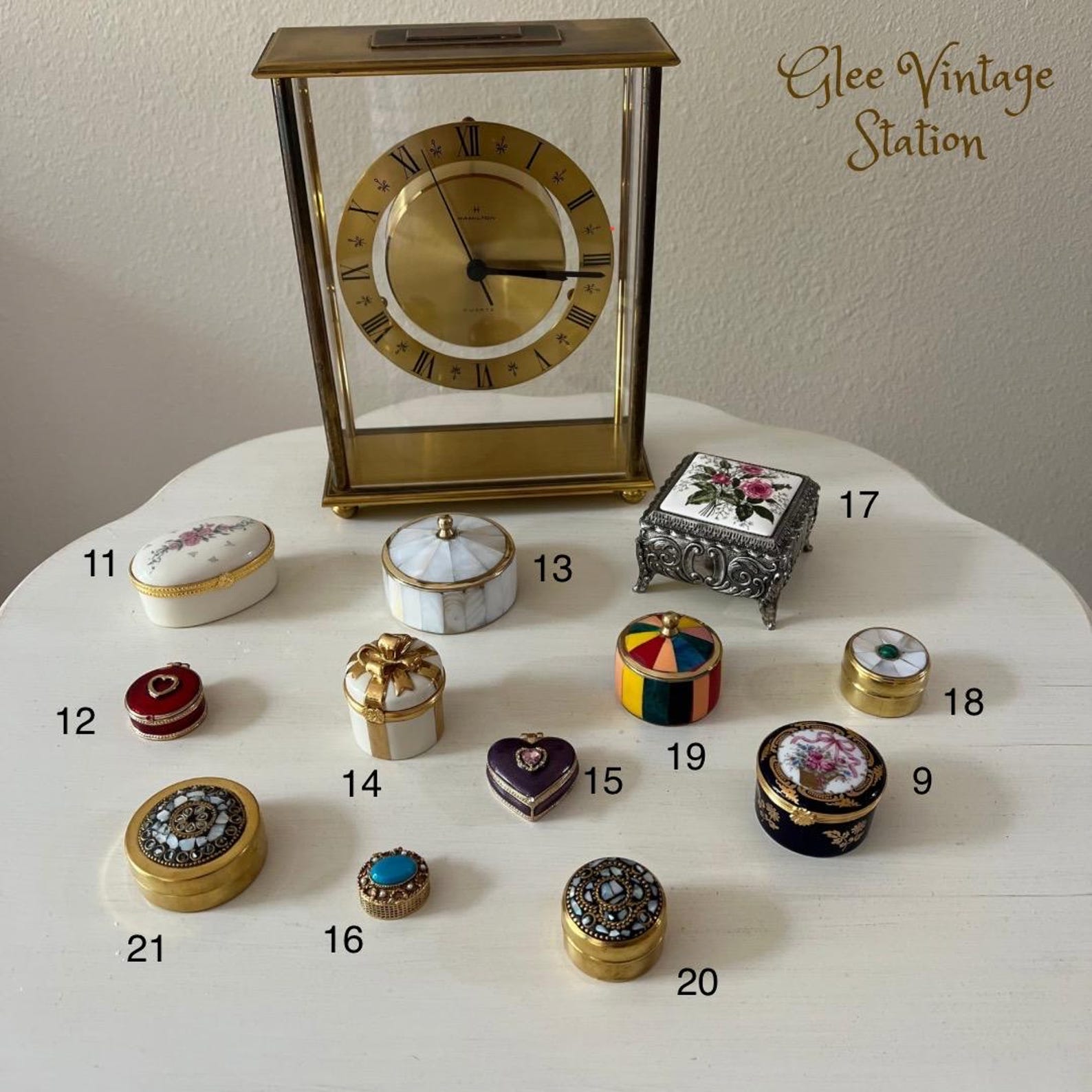 Vintage Box Collection, Including Ring Boxes, and Jewelry Boxes From ...