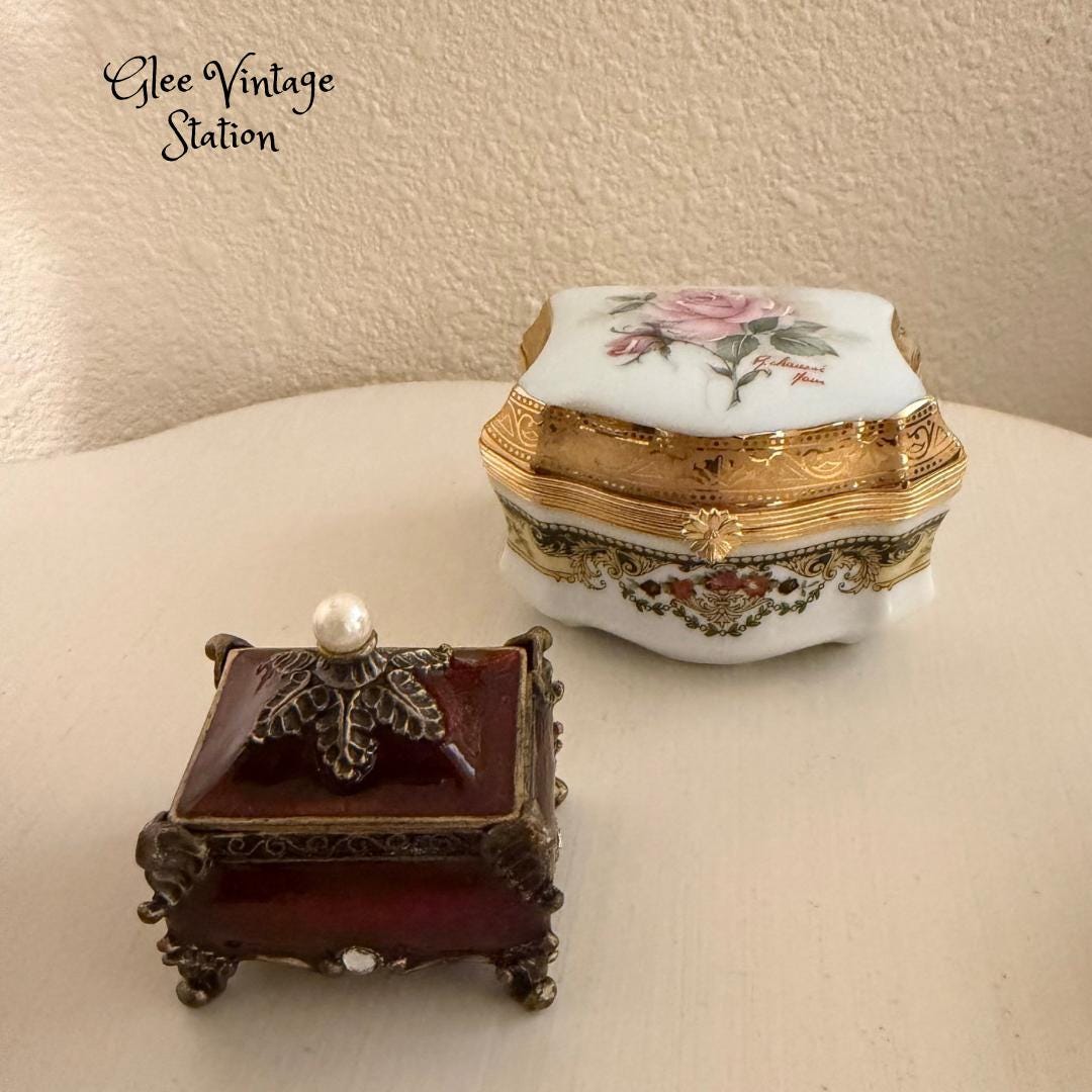 Vintage Box Collection, Including Ring Boxes, and Jewelry Boxes - Etsy