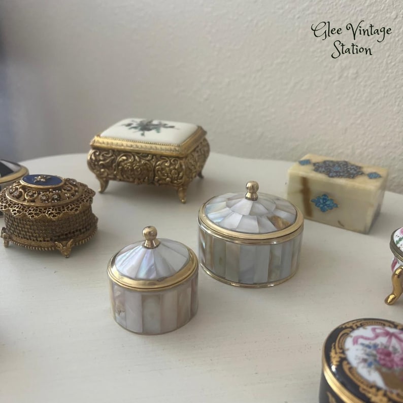 Vintage Box Collection, Including Ring Boxes, and Jewelry Boxes - Etsy