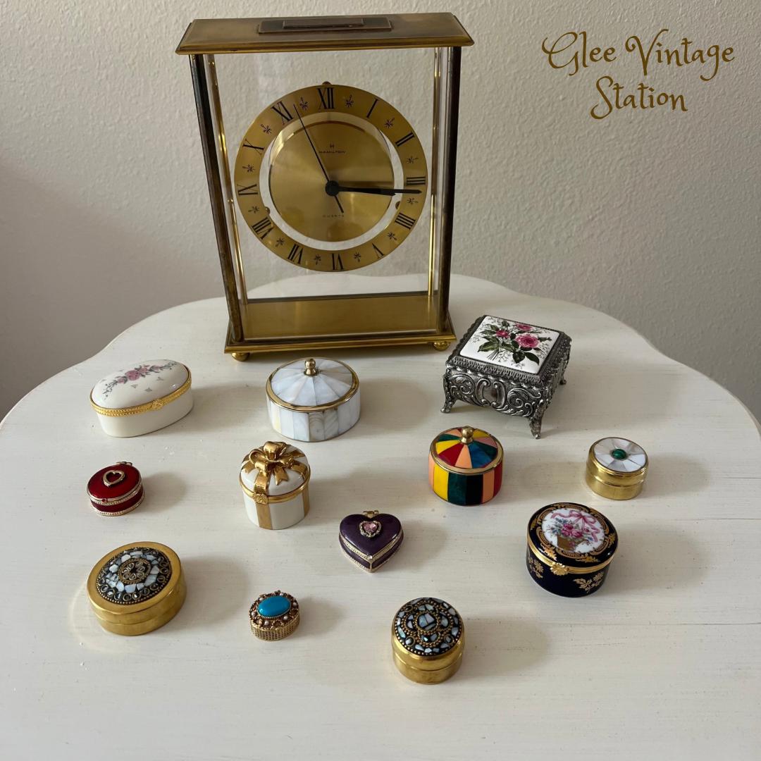 Vintage Box Collection, Including Ring Boxes, and Jewelry Boxes From ...