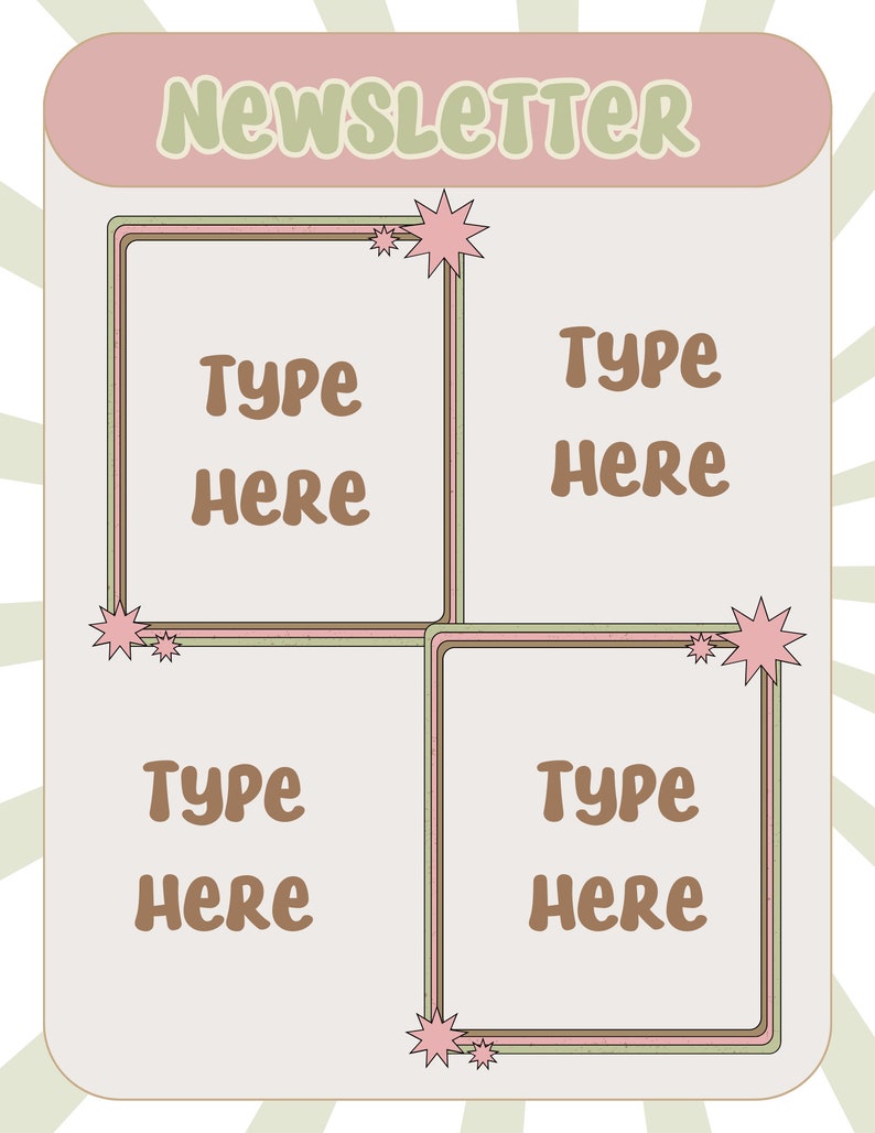 Neutral Retro Classroom Decor Bundle, Editable Canva Template for ...
