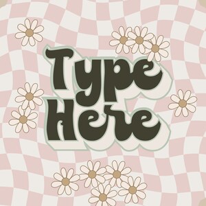 Neutral Retro Classroom Decor Bundle, Editable Canva Template for ...