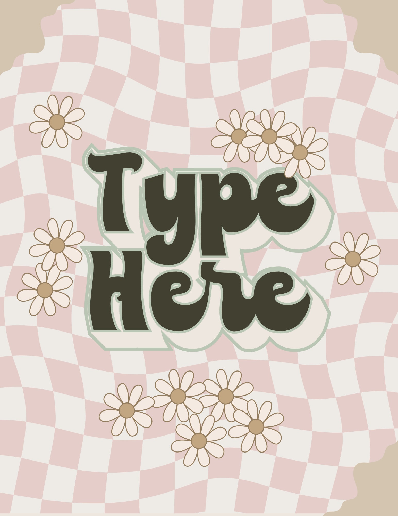 Neutral Retro Classroom Decor Bundle, Editable Canva Template for ...